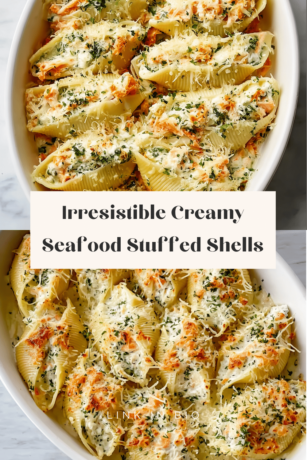 Creamy Seafood Stuffed Shells: Decadent Seafood Pasta Recipe