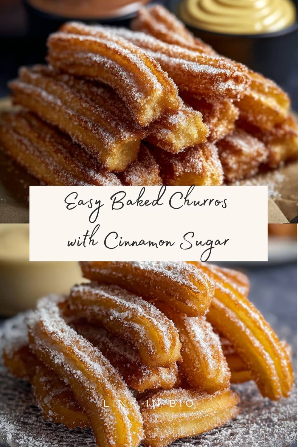 Baked Churros Dessert Recipe - Irresistible Cinnamon Sugar Churros