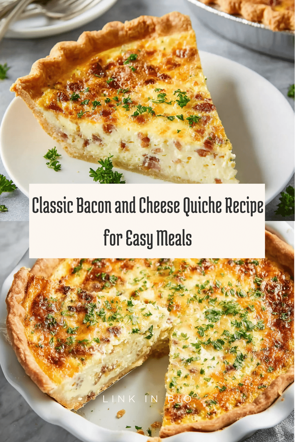 Best Quiche: Creamy, Savory Bacon & Cheese Delight